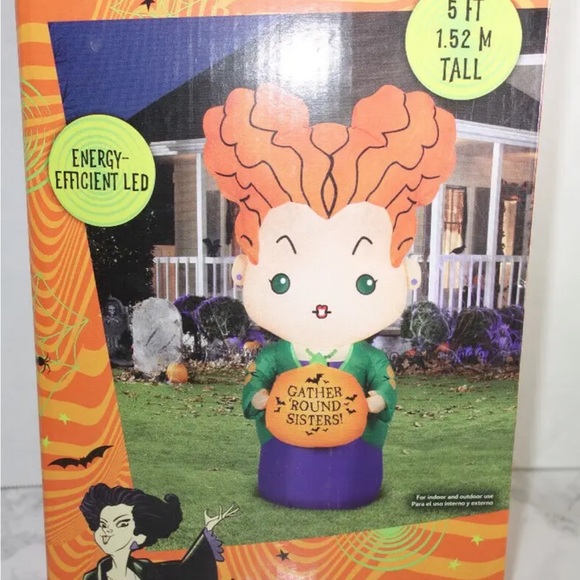 Holiday | Disney Hocus Pocus Winifred Sanderson Halloween Gemmy ...